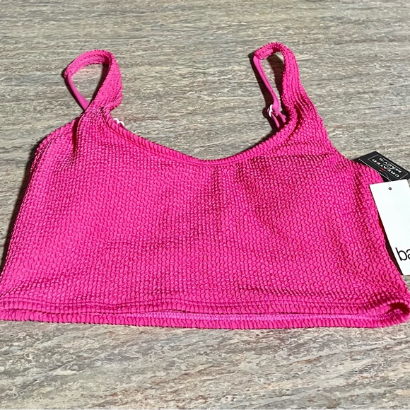 Bar III | Swim | Nwt Bar Iii Candy Kiss Pink Ribbed Textured Swimwear ...